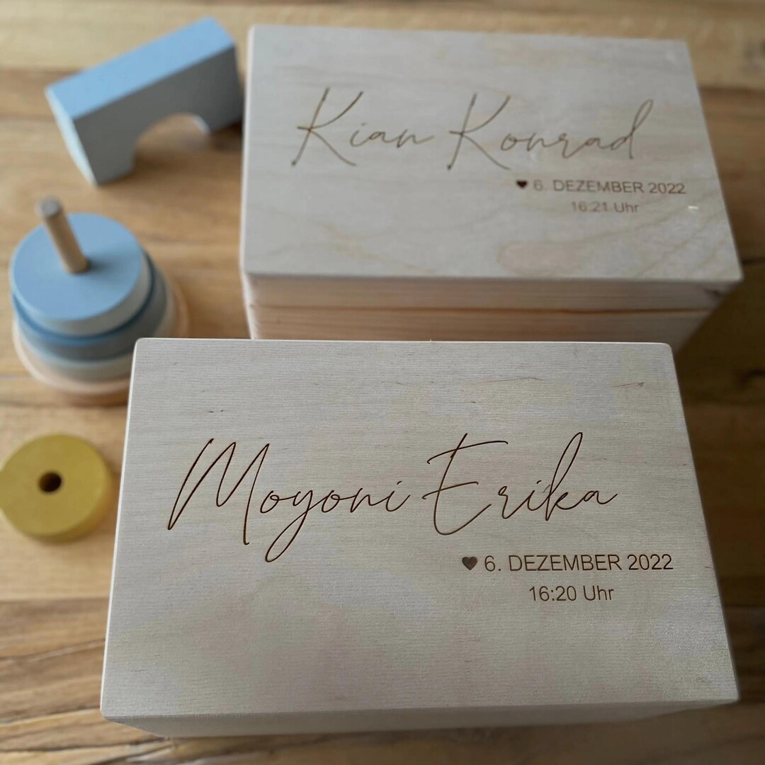 Memory Box Baby Gift Birth, Memory Box Baby, Christening Gift ...