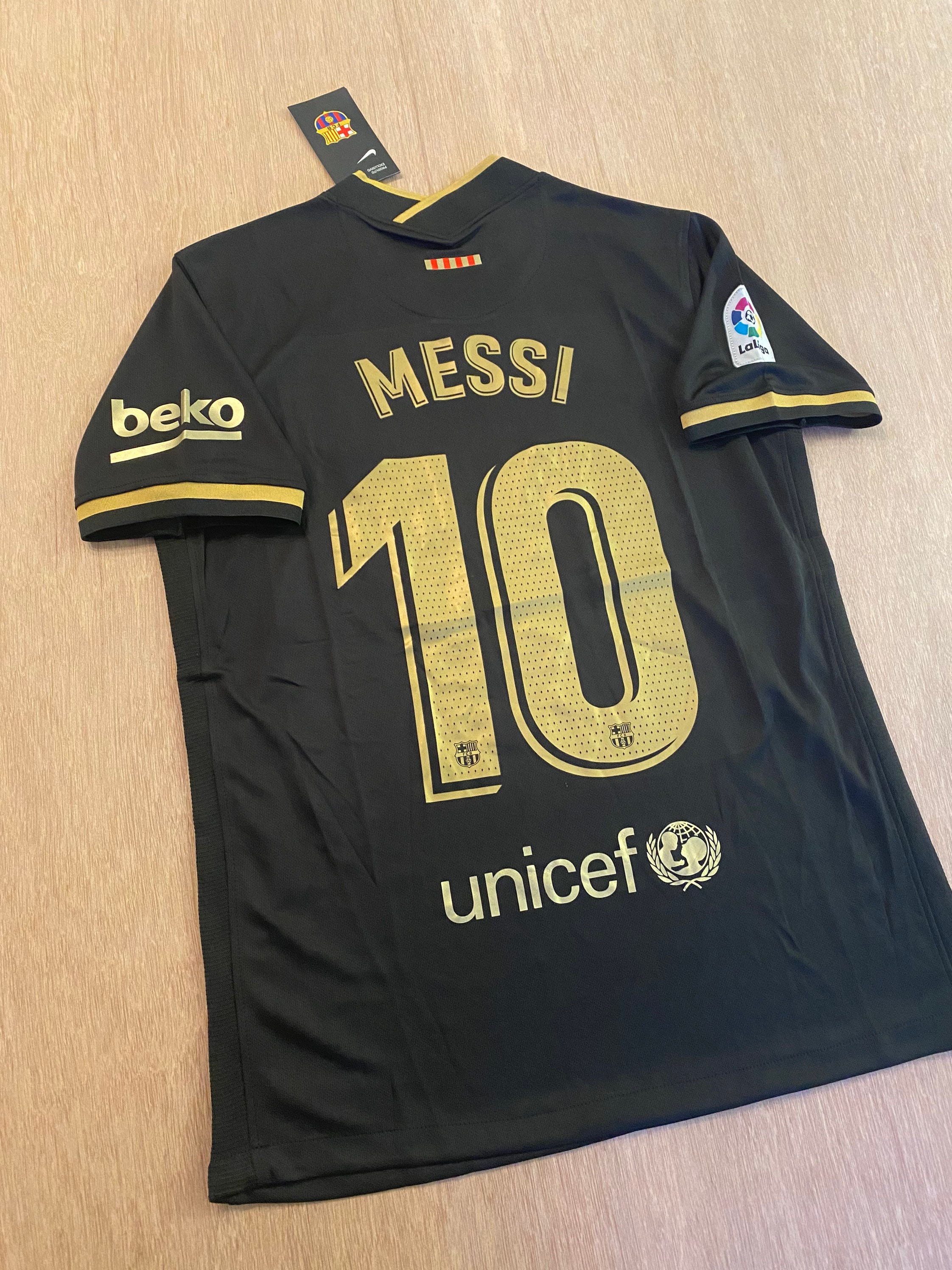 Lionel Messi 10 Barcelona away soccer jersey 20/21 | Etsy