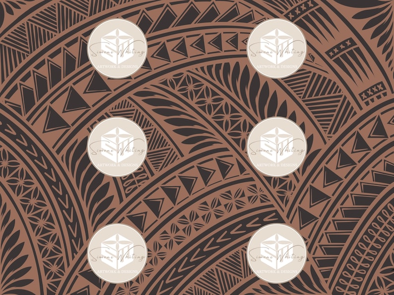 Polynesian Background Instant Jpeg Download - Etsy