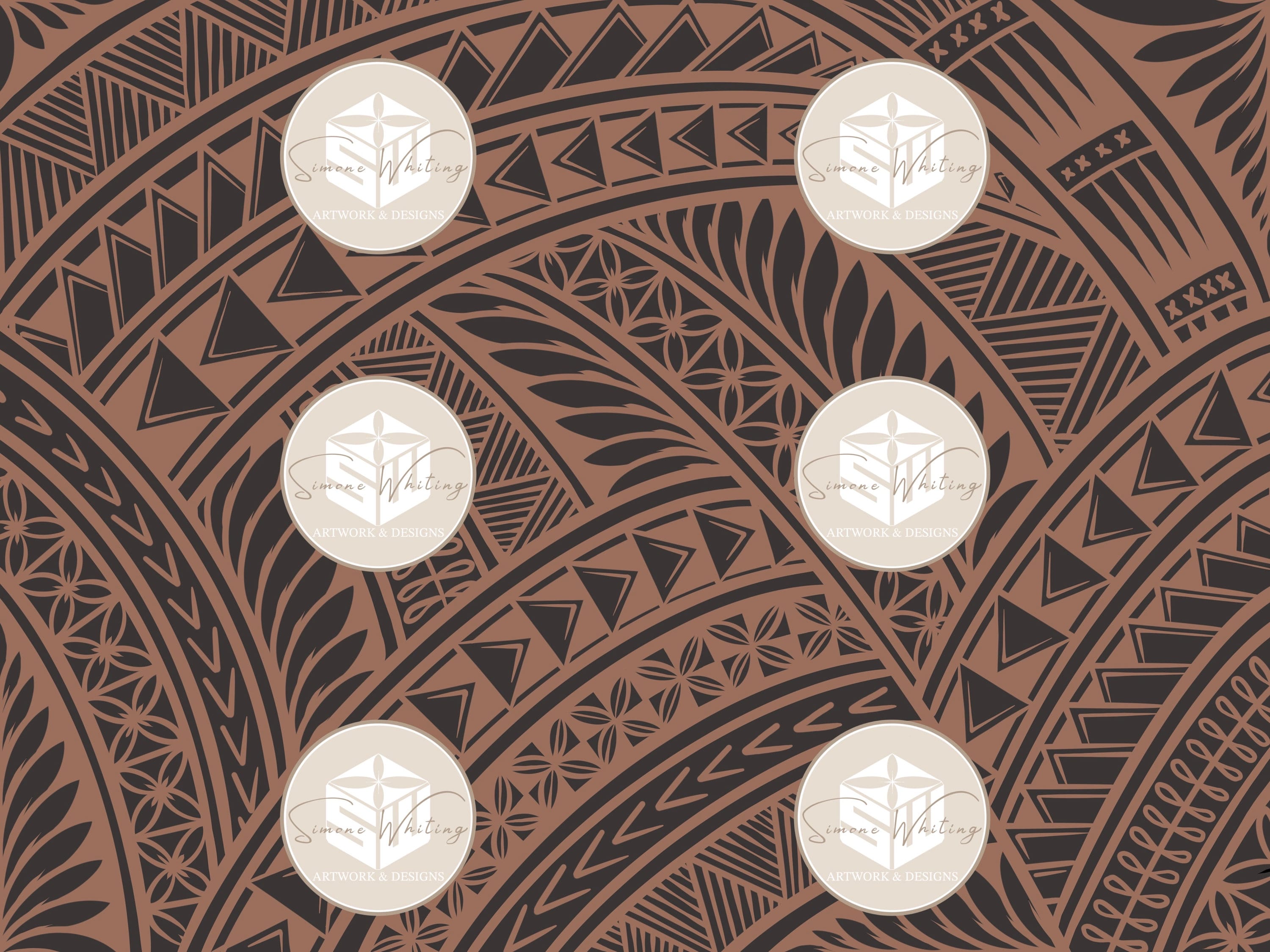 Polynesian Background Instant Jpeg Download - Etsy