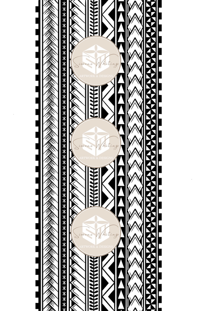 PNG and Jpeg Polynesian Design by Simone Whiting - Etsy