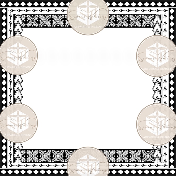 Samoan Svg Frame - Etsy