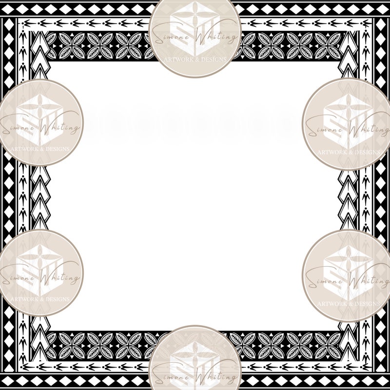 Samoan Svg Frame - Etsy
