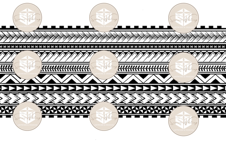 PNG and Jpeg Polynesian Design by Simone Whiting - Etsy