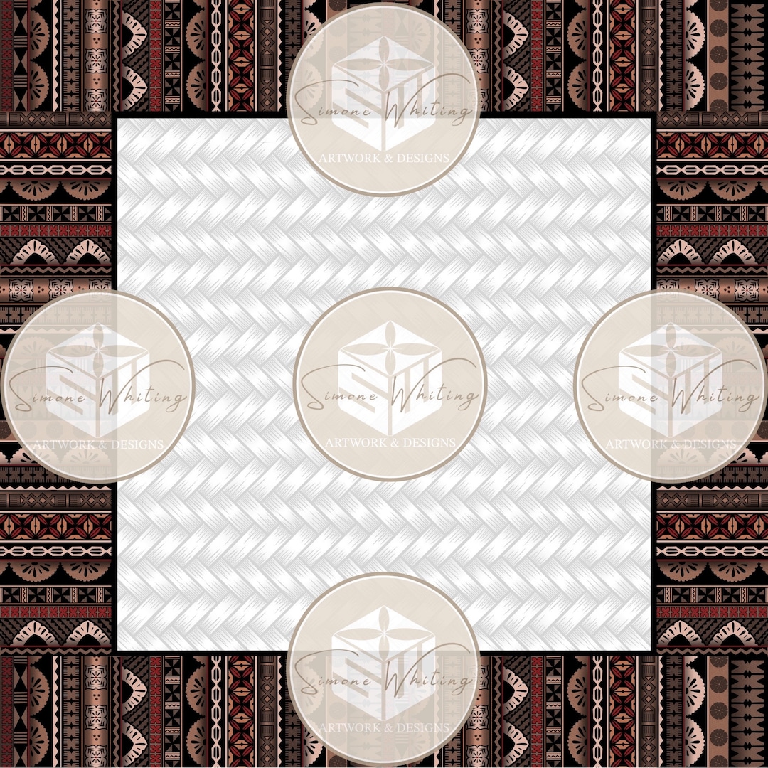 Fiji Square and A4 Border Jpeg Instant Download - Etsy