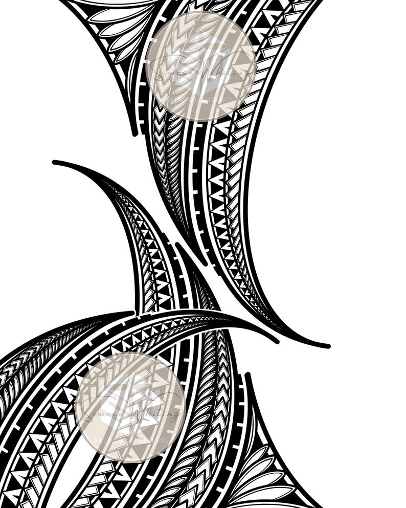 Polynesian PNG Design for Clothing Bags Bedding Etc - Etsy