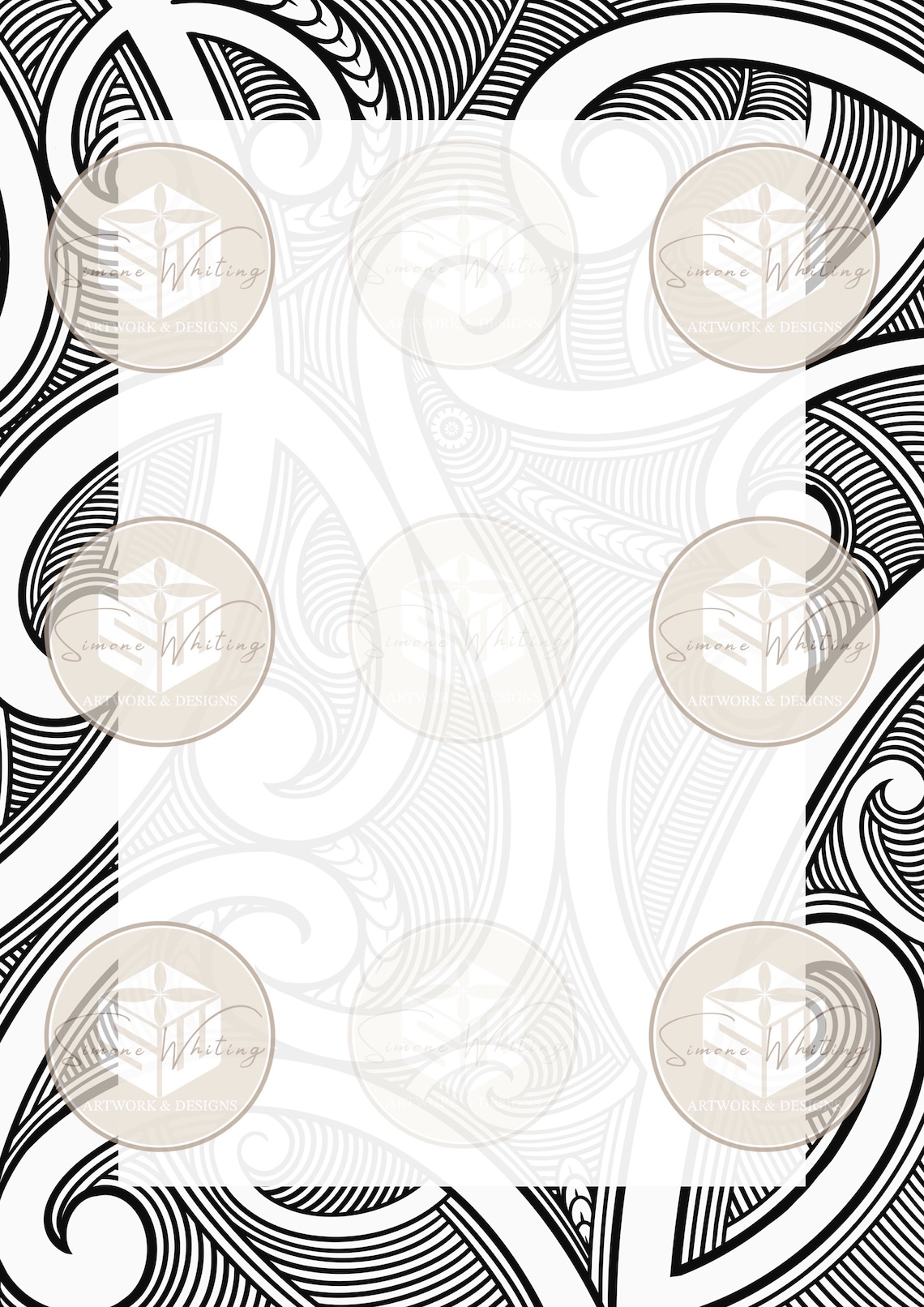A4 Maori Certificate Background Instant Download - Etsy Canada