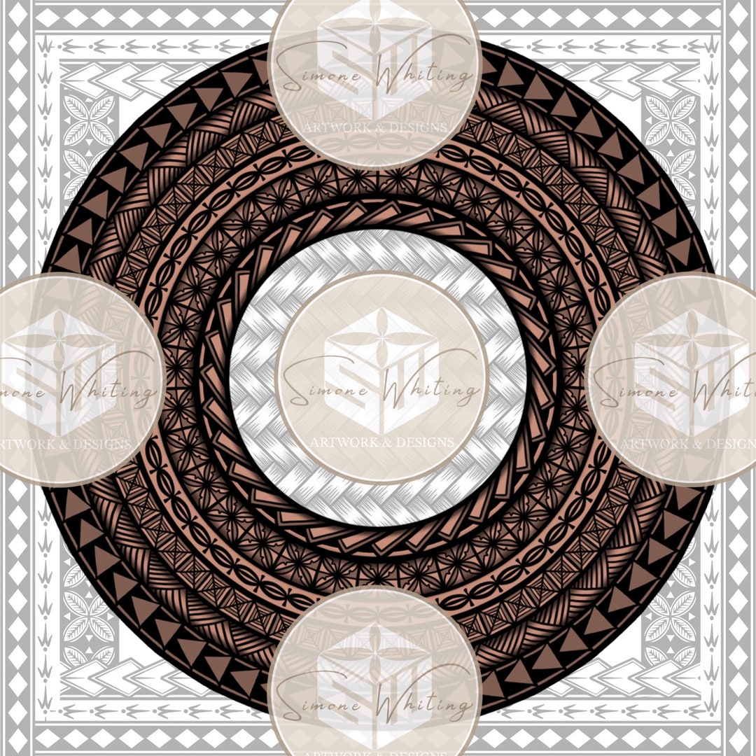 Square Polynesian Digital Download Perfect Making a Card or Instagram ...