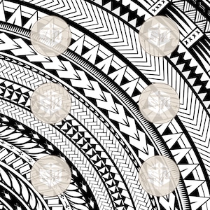 Polynesian Background Jpeg Instant Download by Simone Whiting - Etsy