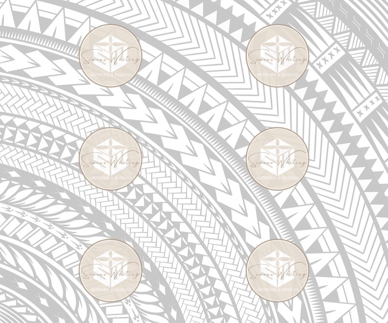 Polynesian Background Jpeg Instant Download by Simone Whiting - Etsy