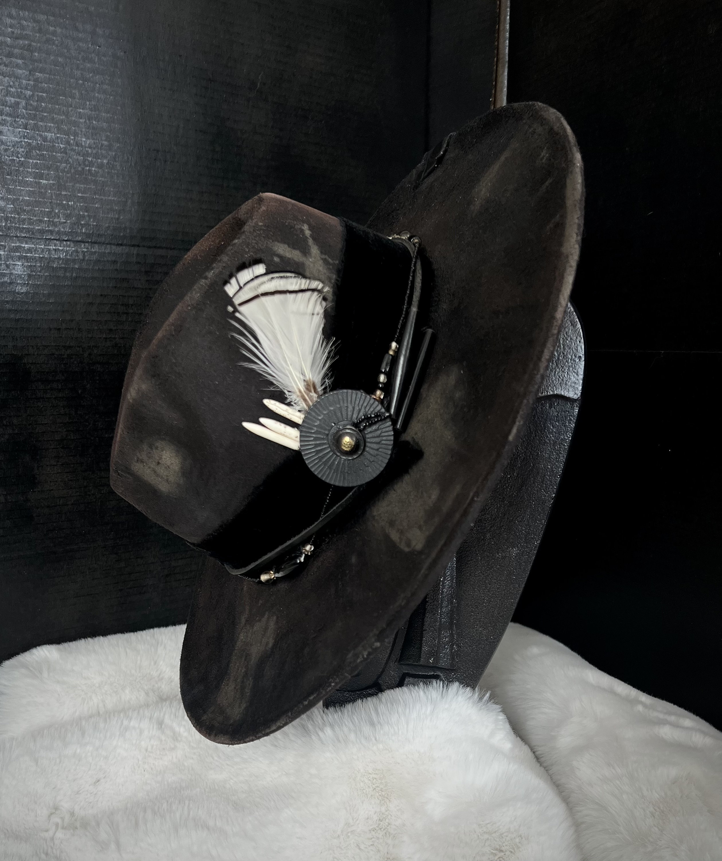 Black Custom Rancher Hat - Etsy