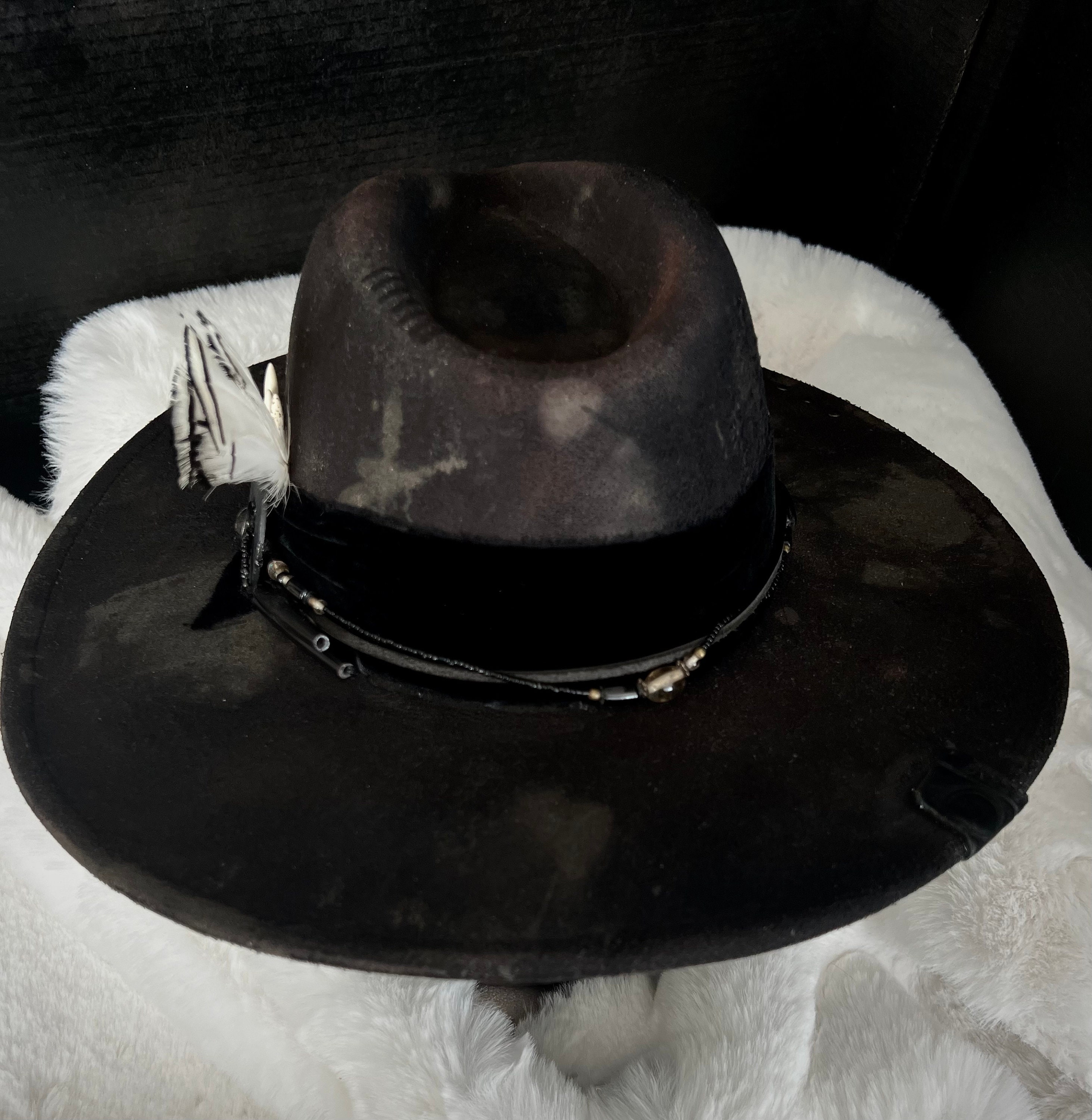 Black Custom Rancher Hat - Etsy