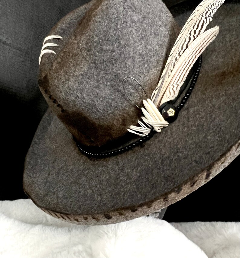 One Hot Burned Hat Co. Custom Rancher Hat ABSAROKEE - Etsy