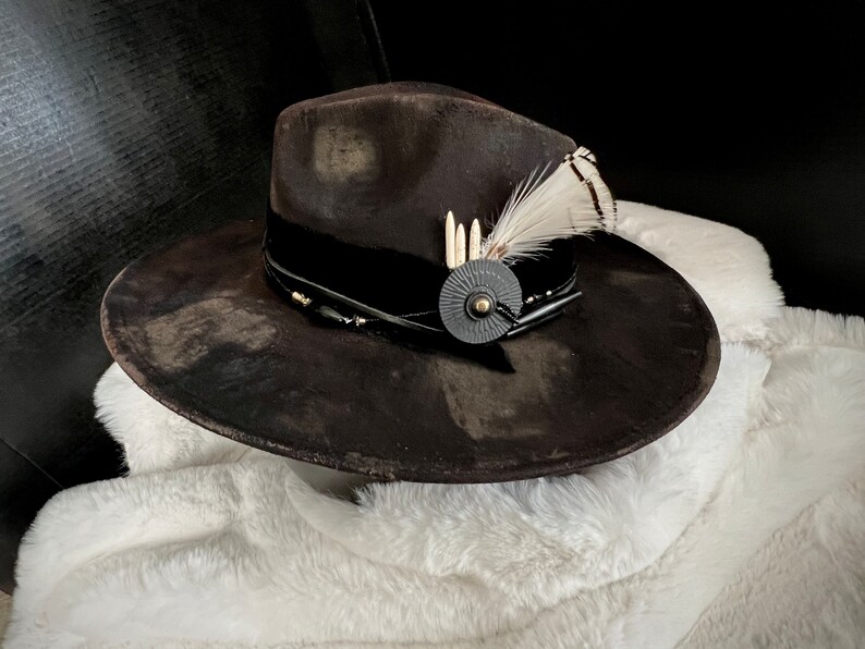 Black Custom Rancher Hat - Etsy