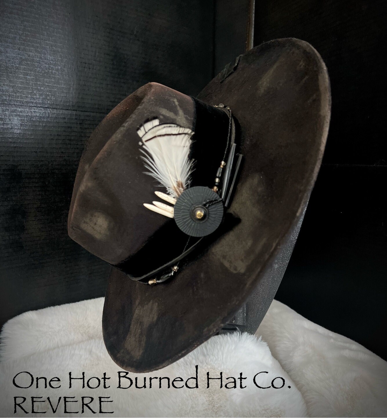 Black Custom Rancher Hat - Etsy