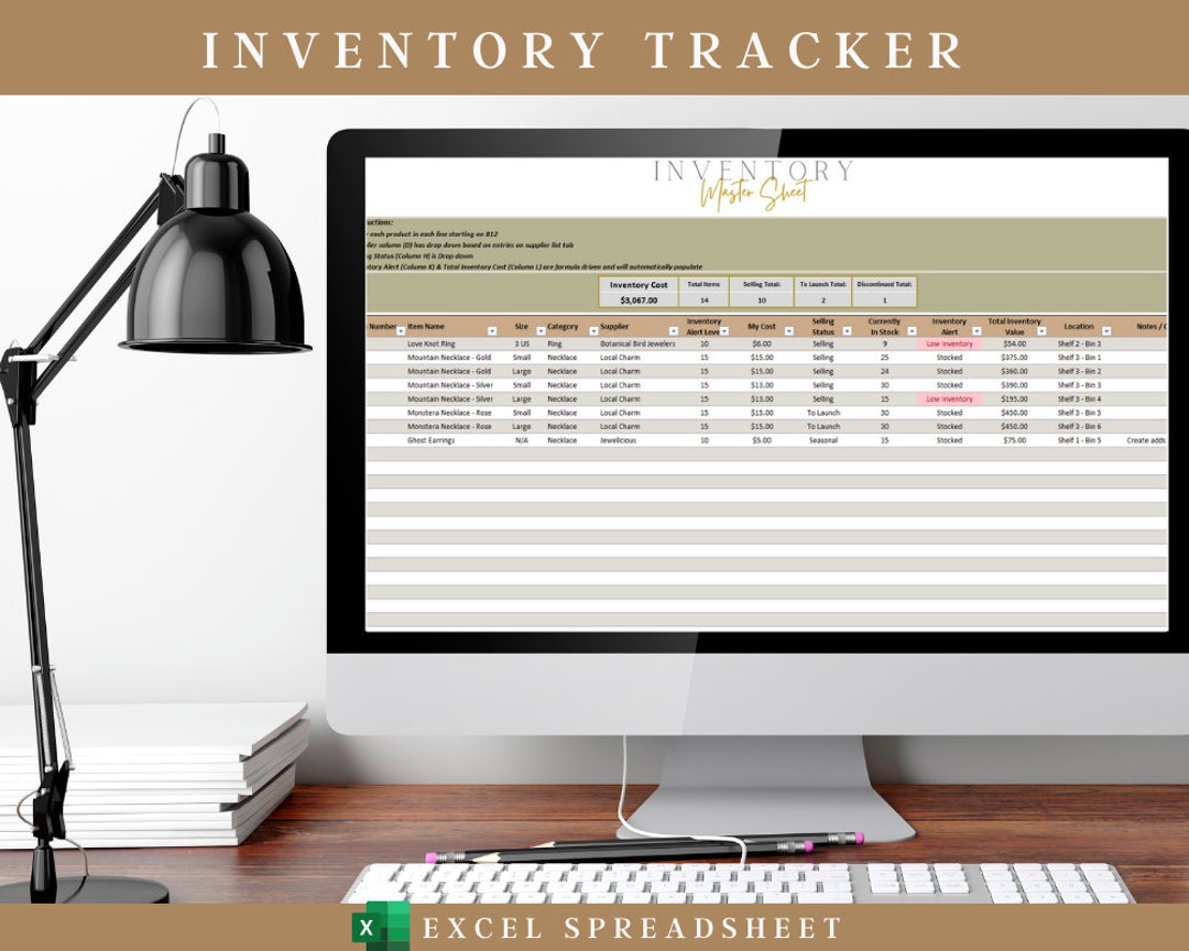 Business Inventory Tracker, Inventory Management Tracker, Inventory ...