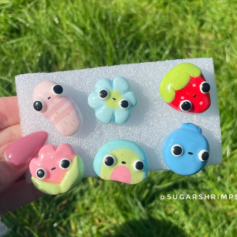 Polymer Clay Pins - Etsy