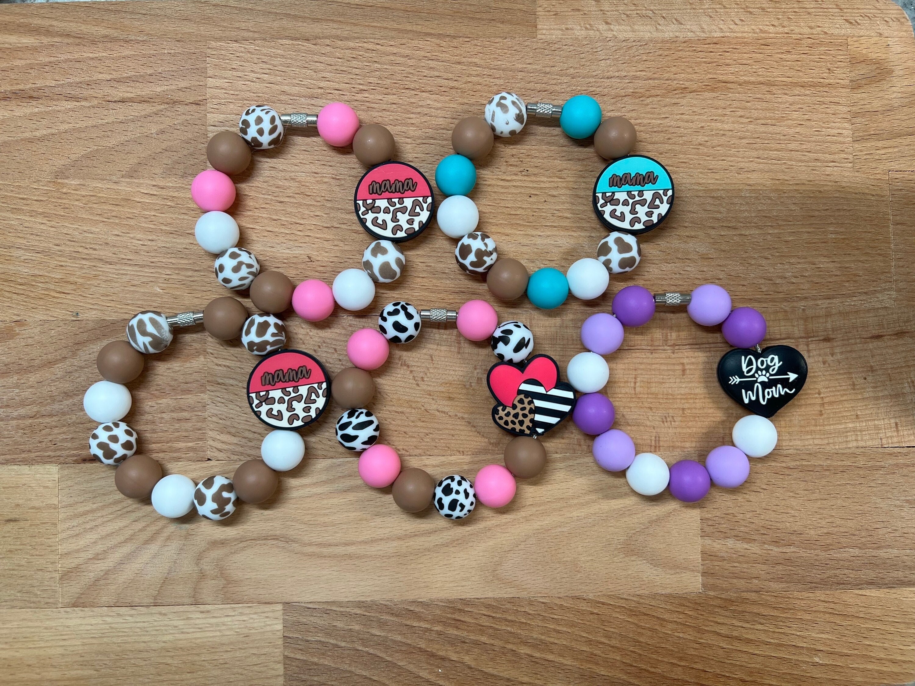 Cup Charms Tumbler Charms Silicone Beads Water Bottle Charms Cup ...