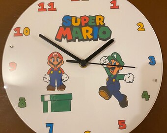 Super Mario Wall Clock - Etsy