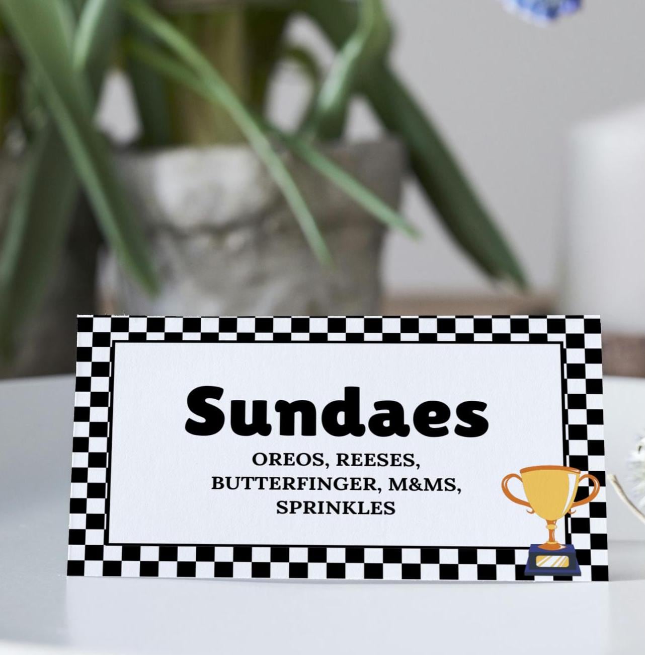 Monster Truck Food Tent Cards, Editable Party Labels, Monster Truck ...