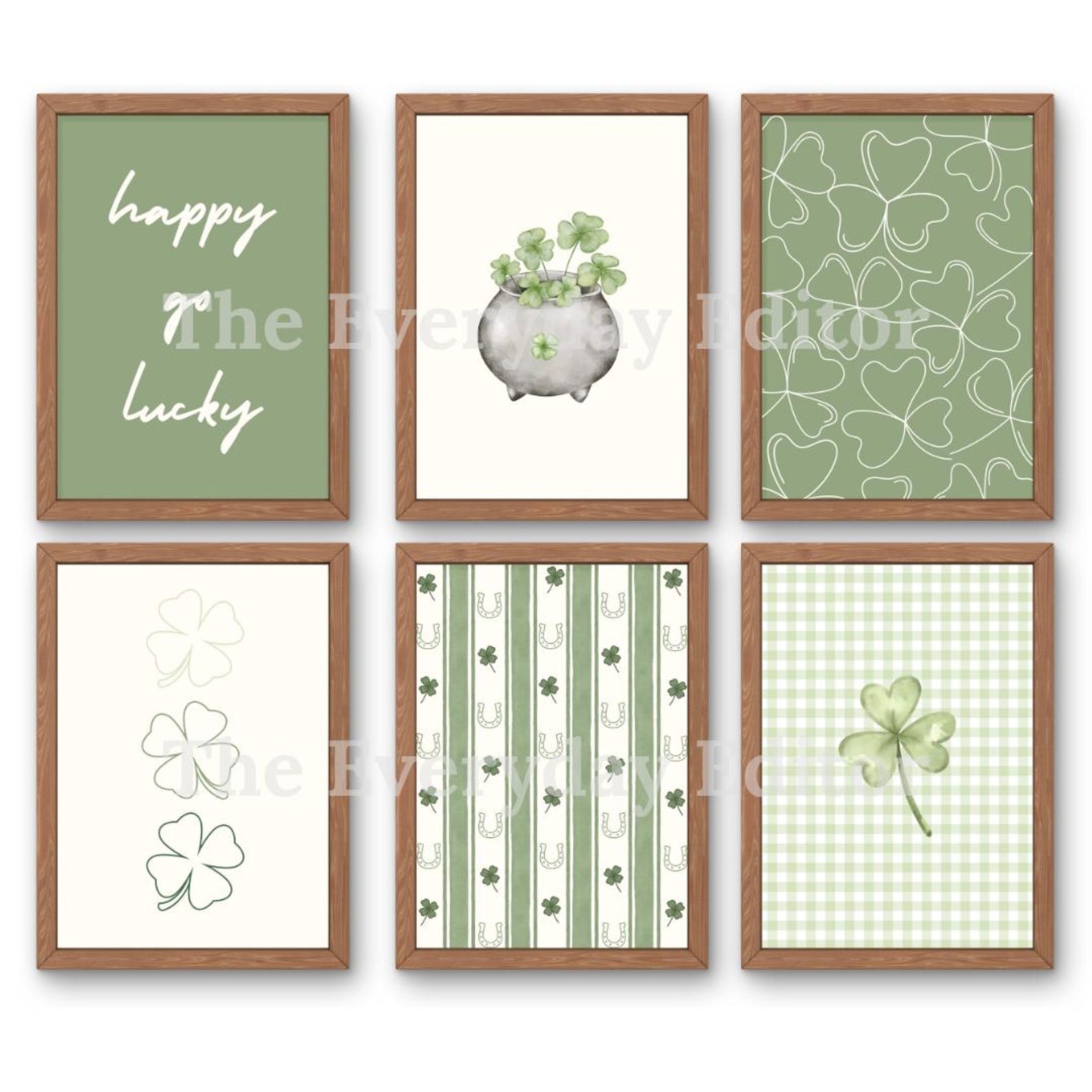 St. Patrick's Day Themed Printable Poster, St Patricks Day Wall Signs ...