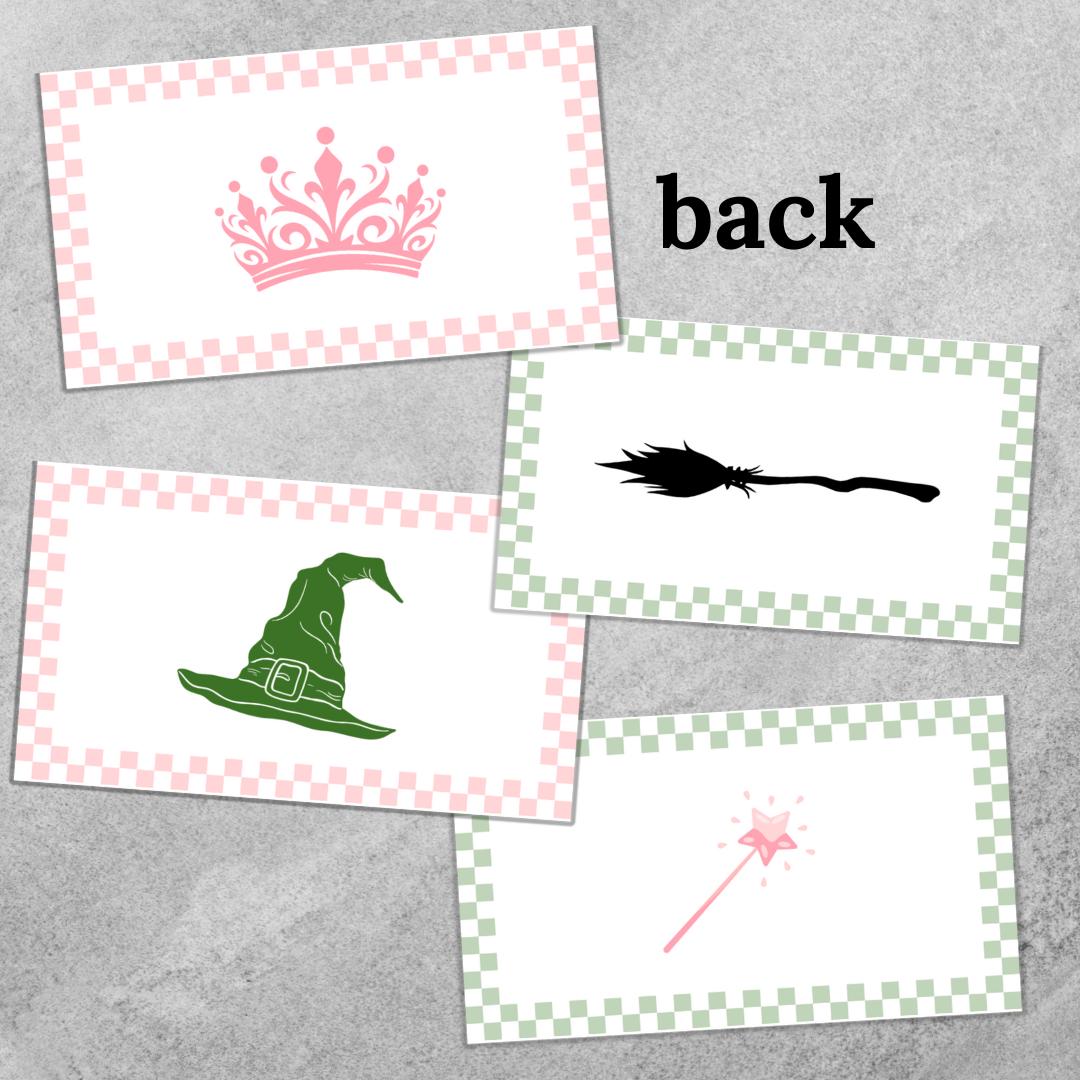 Wicked Birthday Party Food Tents, Food Card, Wicked Birthday Bundle ...
