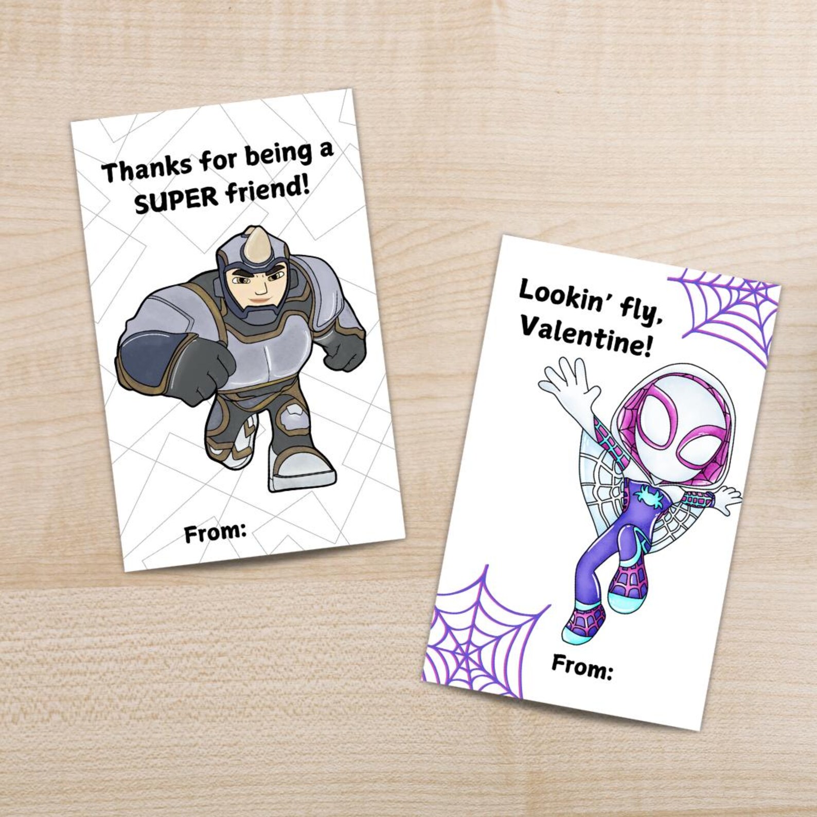 Spidey Valentines, Spiderman Valentines Cards, Spidey and His Amazing ...