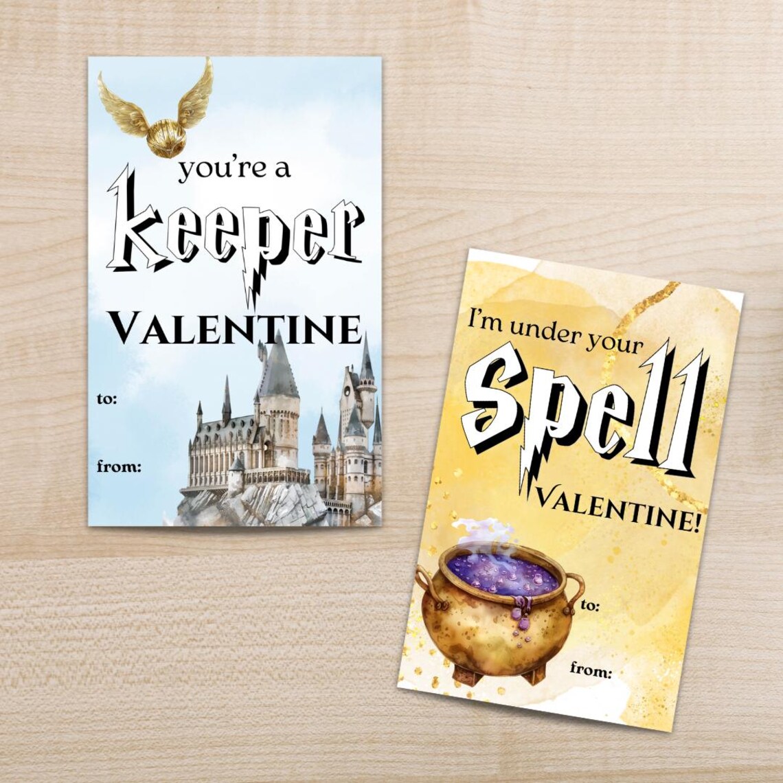Hogwarts Classroom Valentines, Harry Potter Valentines Cards, Magic ...