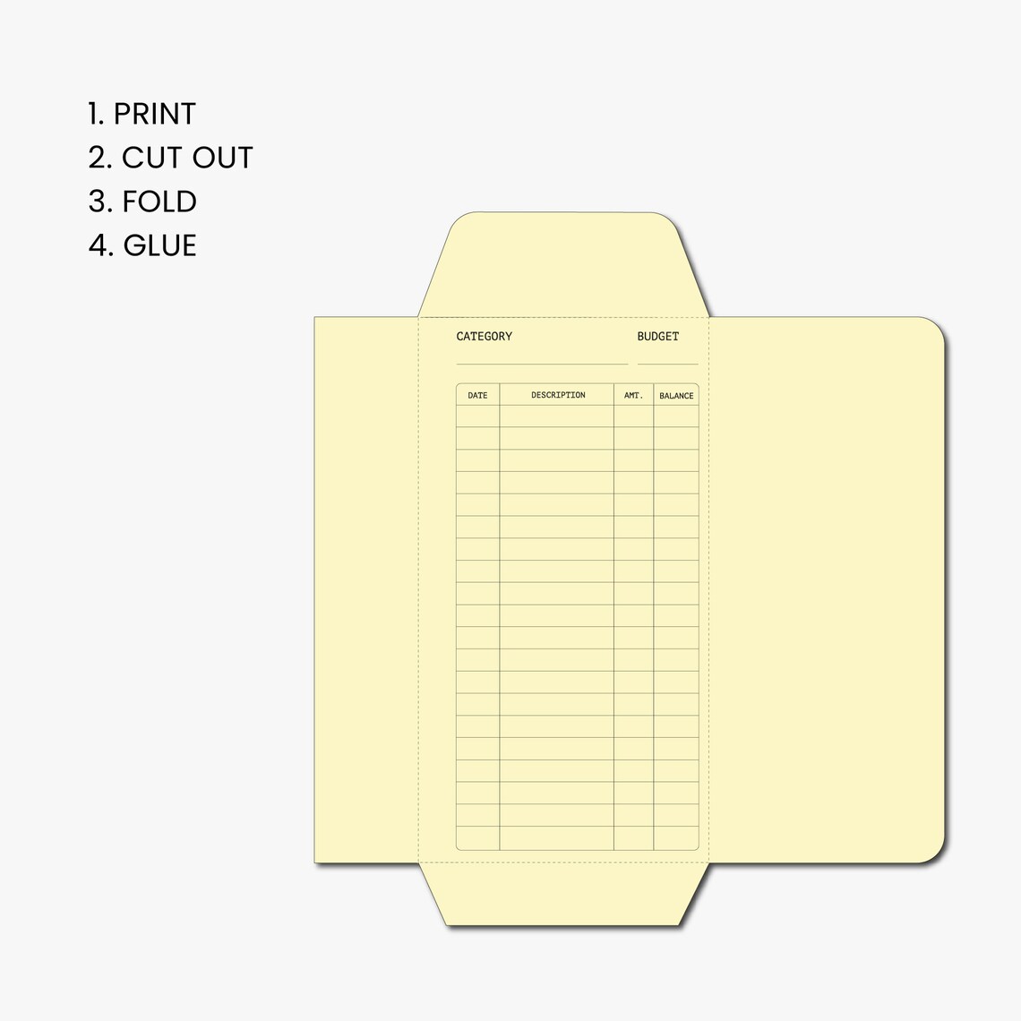 Cash Envelope Printable | Cash Envelope Tracker | Spending Tracker ...