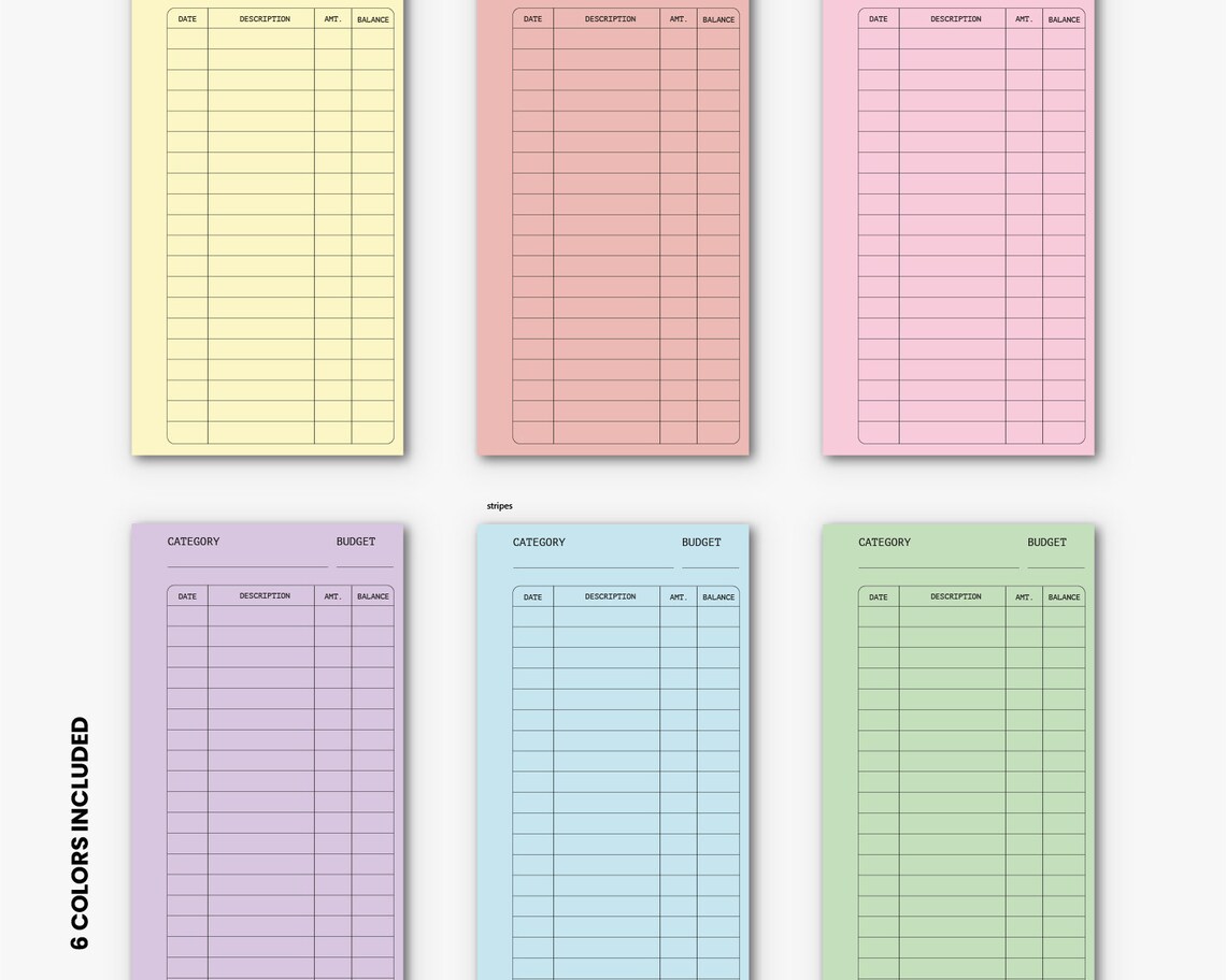 Cash Envelope Printable | Cash Envelope Tracker | Spending Tracker ...