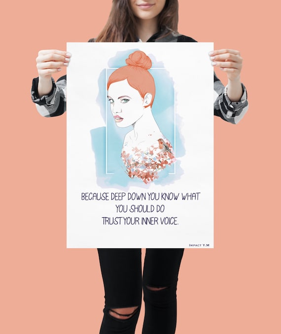 Use Your Inside Voice Poster