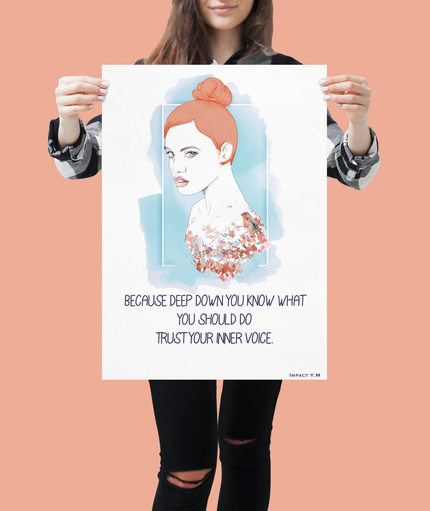 Trust Your Inner Voice, Beautiful WALL ART Beauty Prints Pictures ...