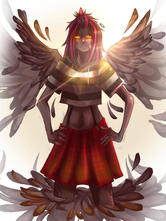 Original Character Poster / Instant Download /Fantasy Art/ | Etsy