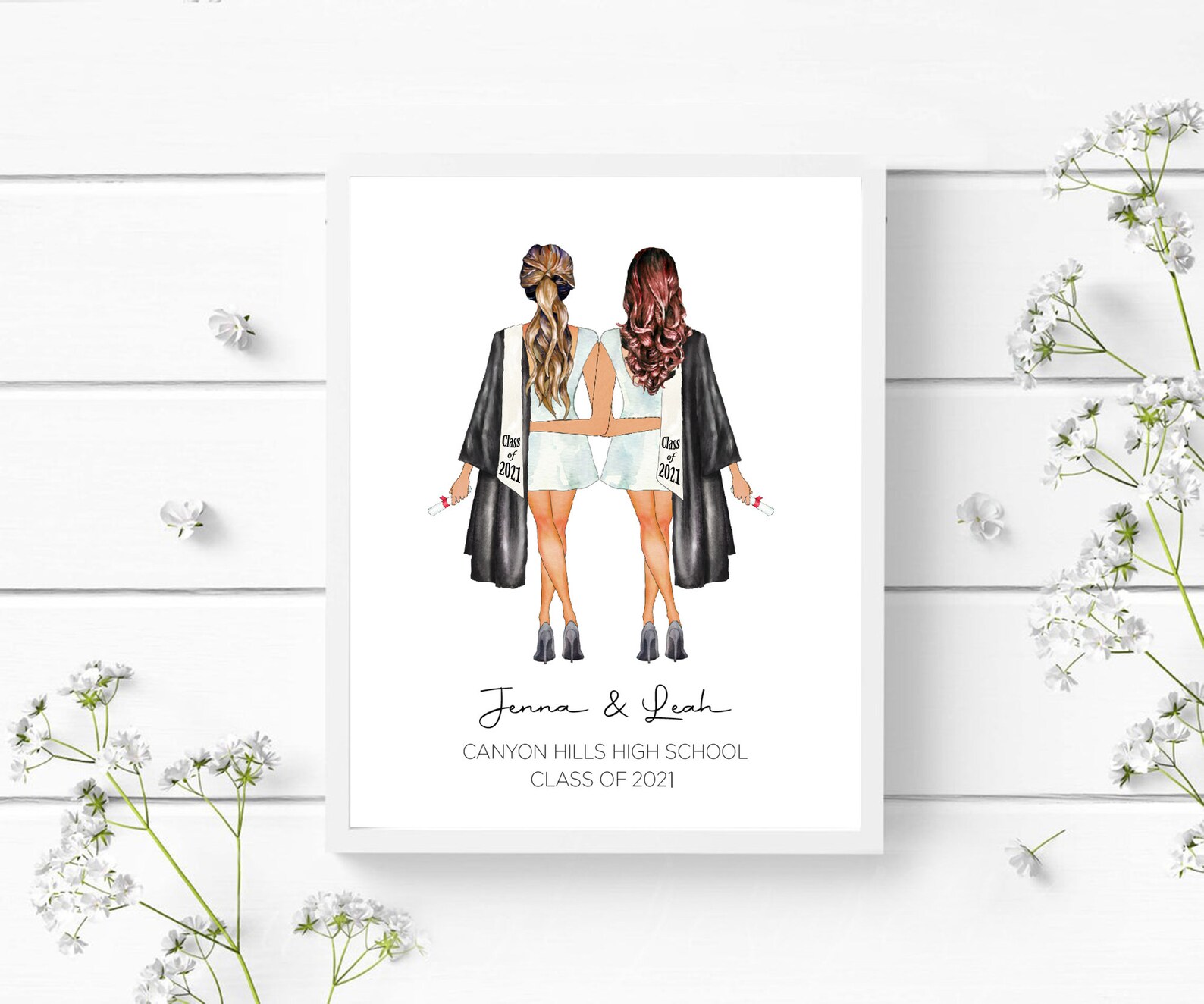 Customized Grad Gift for Best Friend Best Friend Graduation | Etsy