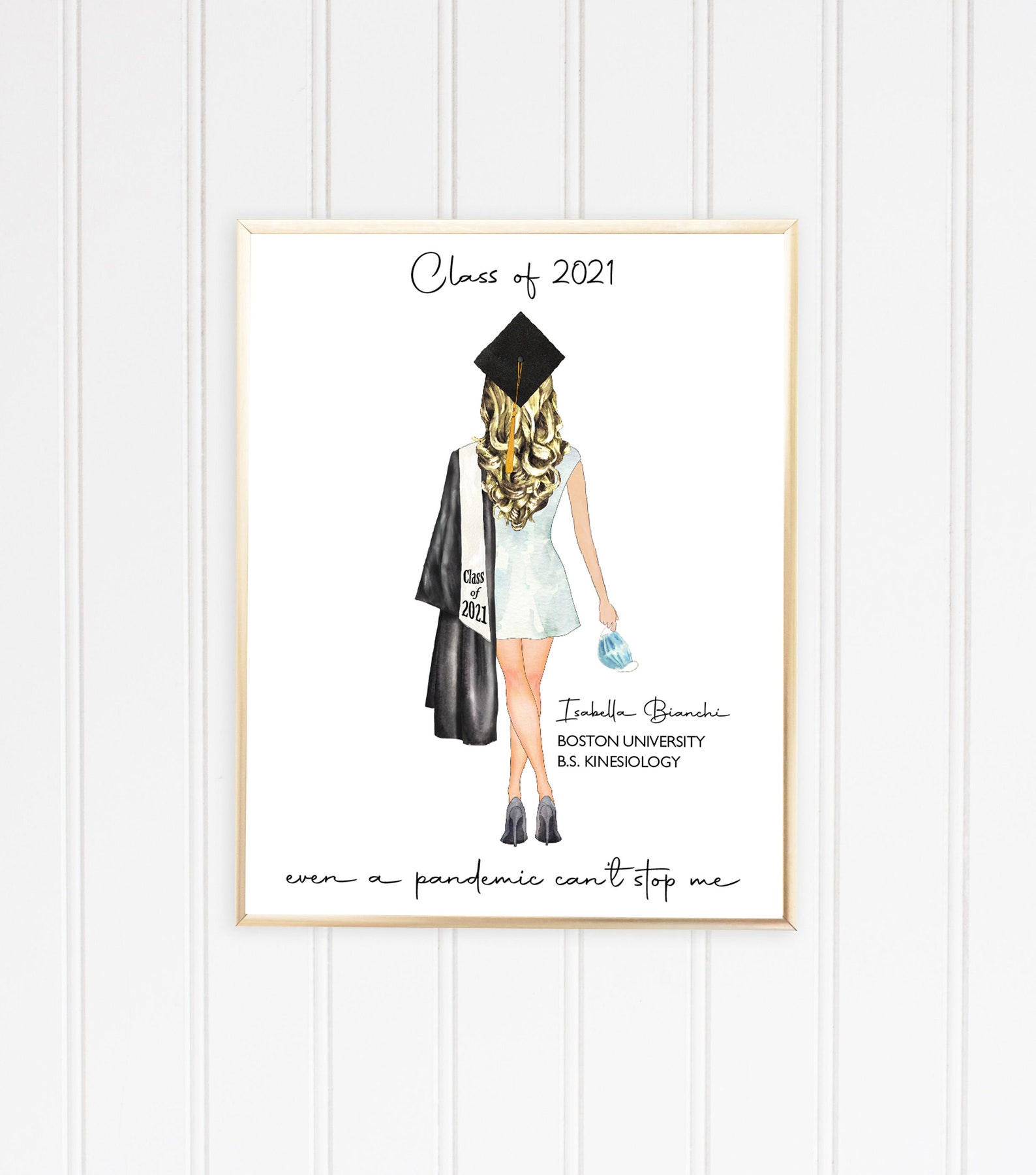 Pandemic Graduation Gift Senior Year Gift Custom - Etsy Canada