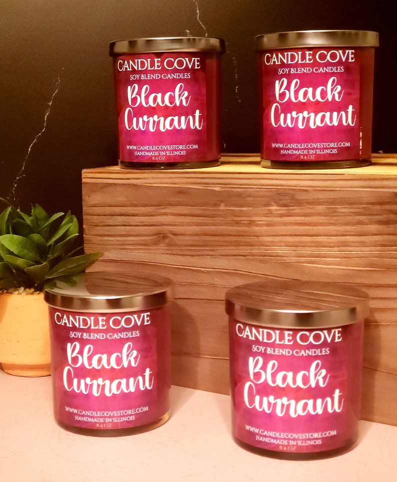 Black Currant Candle by Candle Cove 8.4 Oz - Etsy