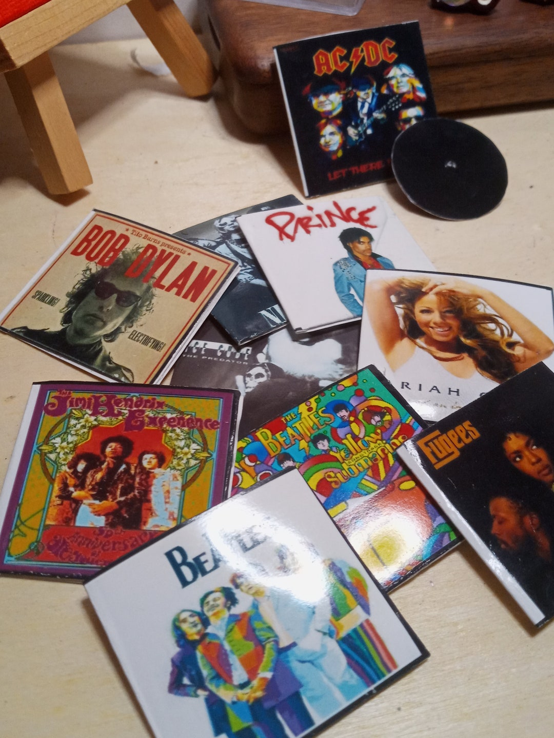 1990s Miniature Disc Music Player and Famous Artist - Etsy