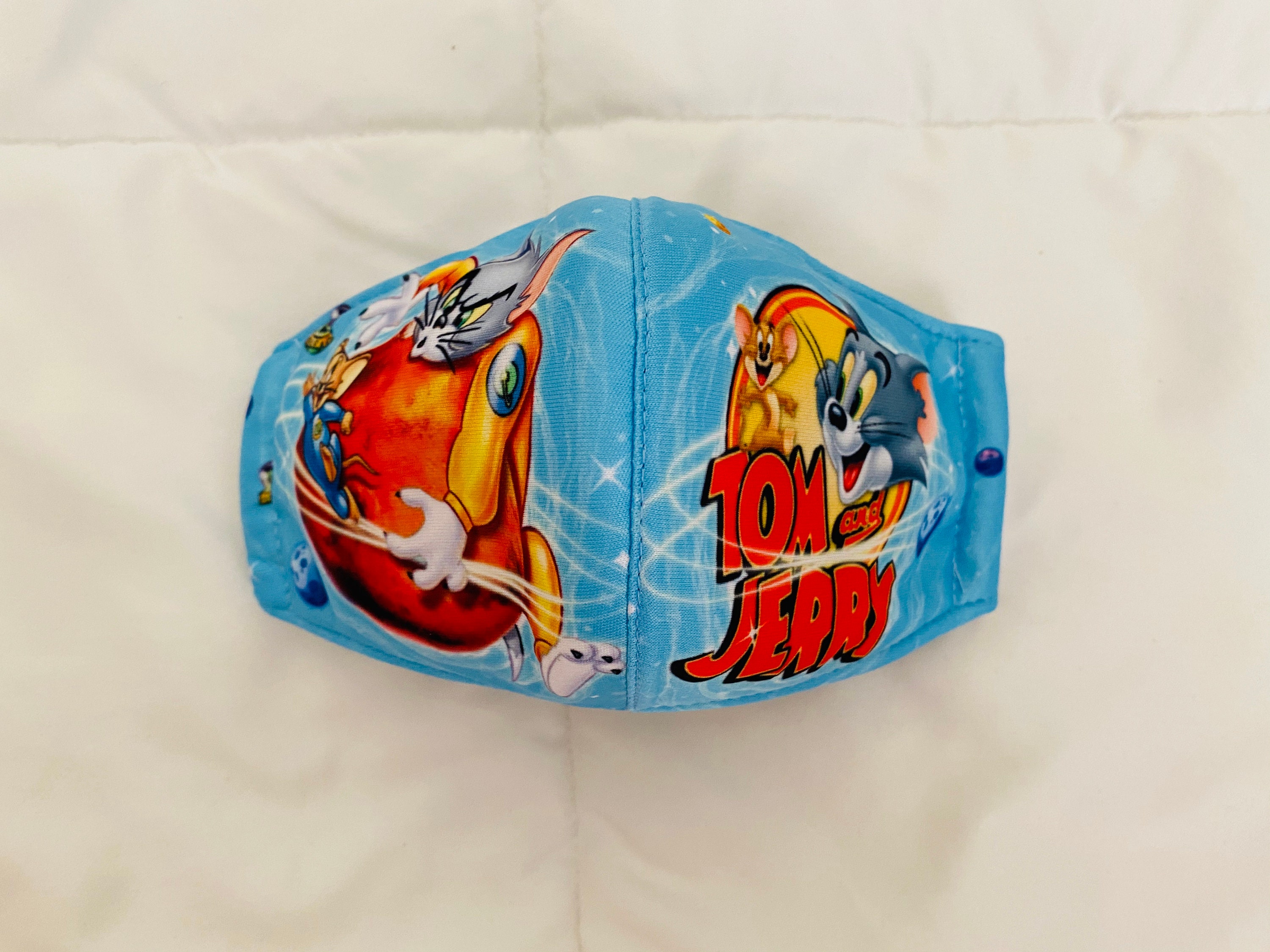 Kids Tom Cat Jerry Mouse Face Mask | Etsy