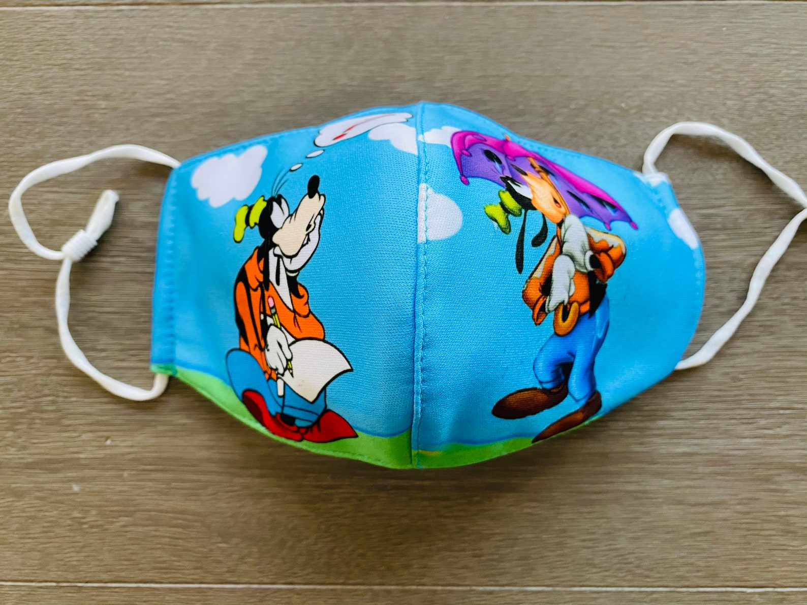Kids Disney-Inspired Goofy Face Mask | Etsy