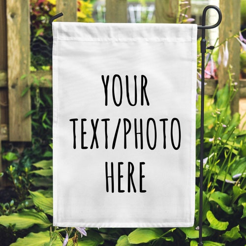 Custom Garden Flags Double Sided Personalized Gift Yard - Etsy