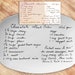 Custom Handwriting Recipe Platter Handwritten Recipe Gift - Etsy