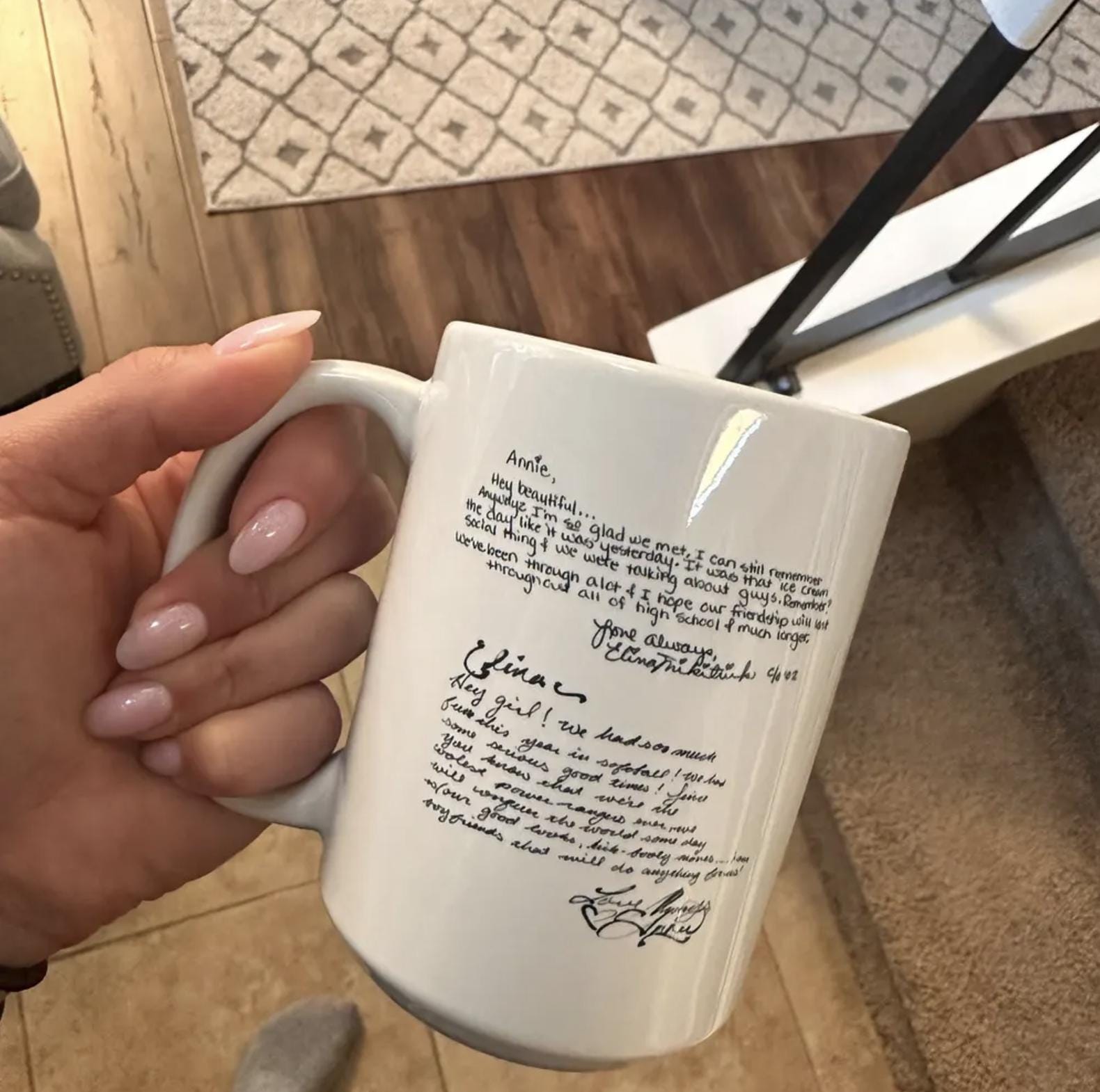 Custom Mug With Your Handwriting, Handwriting Gift, Customizable Mug ...