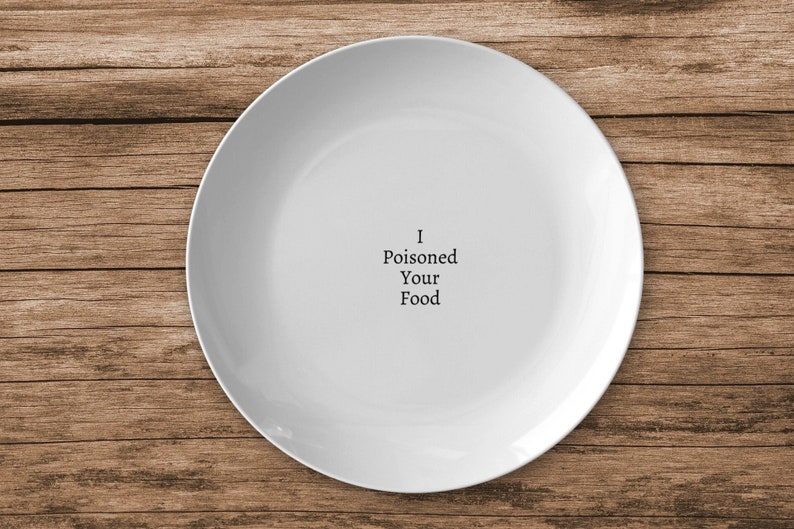 Funny Plate Funny Gift for Her Him 10 Polymer - Etsy