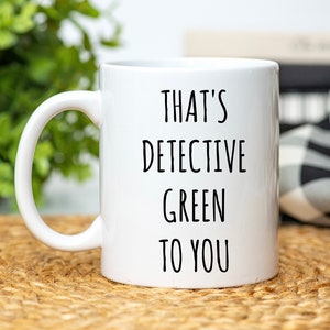 Detective Mug, Detective Gifts, Personalized Detective Gift, Detective ...