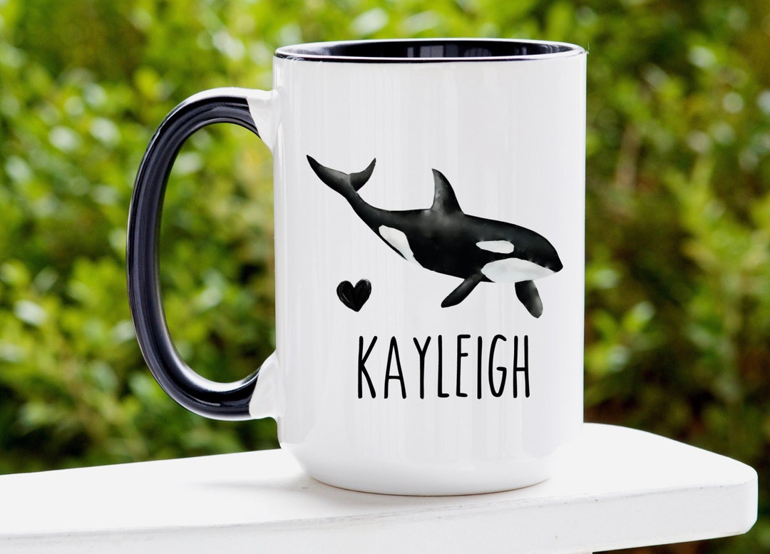 Custom Orca Mug, Orca Gifts, Orca Coffee Mug, Killer Whale Mug, Killer ...