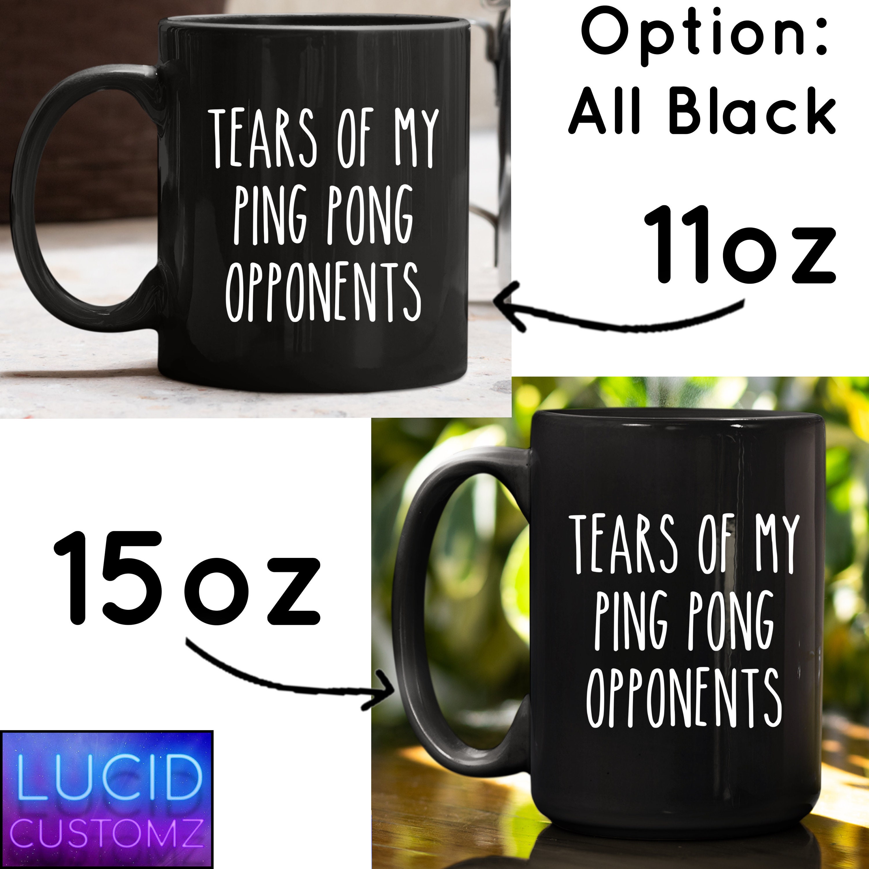 Ping Pong Gift Ping Pong Mug Tears of My Ping Pong | Etsy