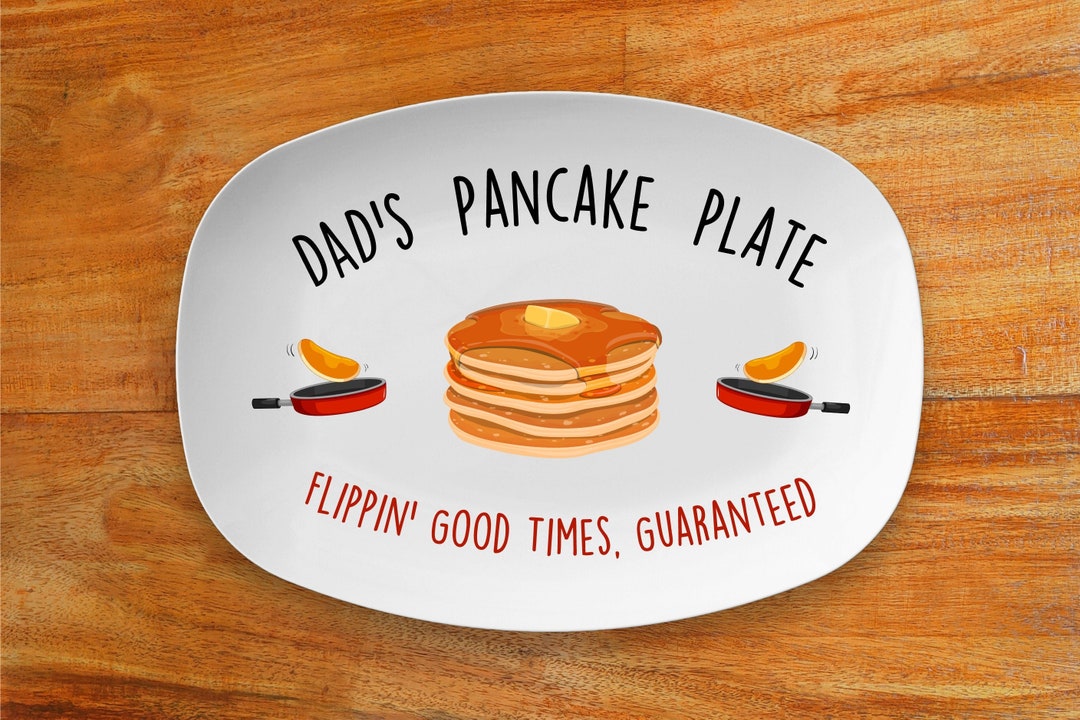 Dad's Pancake Plate for Father's Day, Pancake Lovers, Gift for Him ...