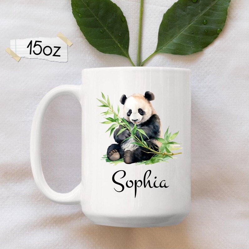 Panda Mug, Personalized Panda Gift, Custom Panda Mug, Cute Panda Mugs ...