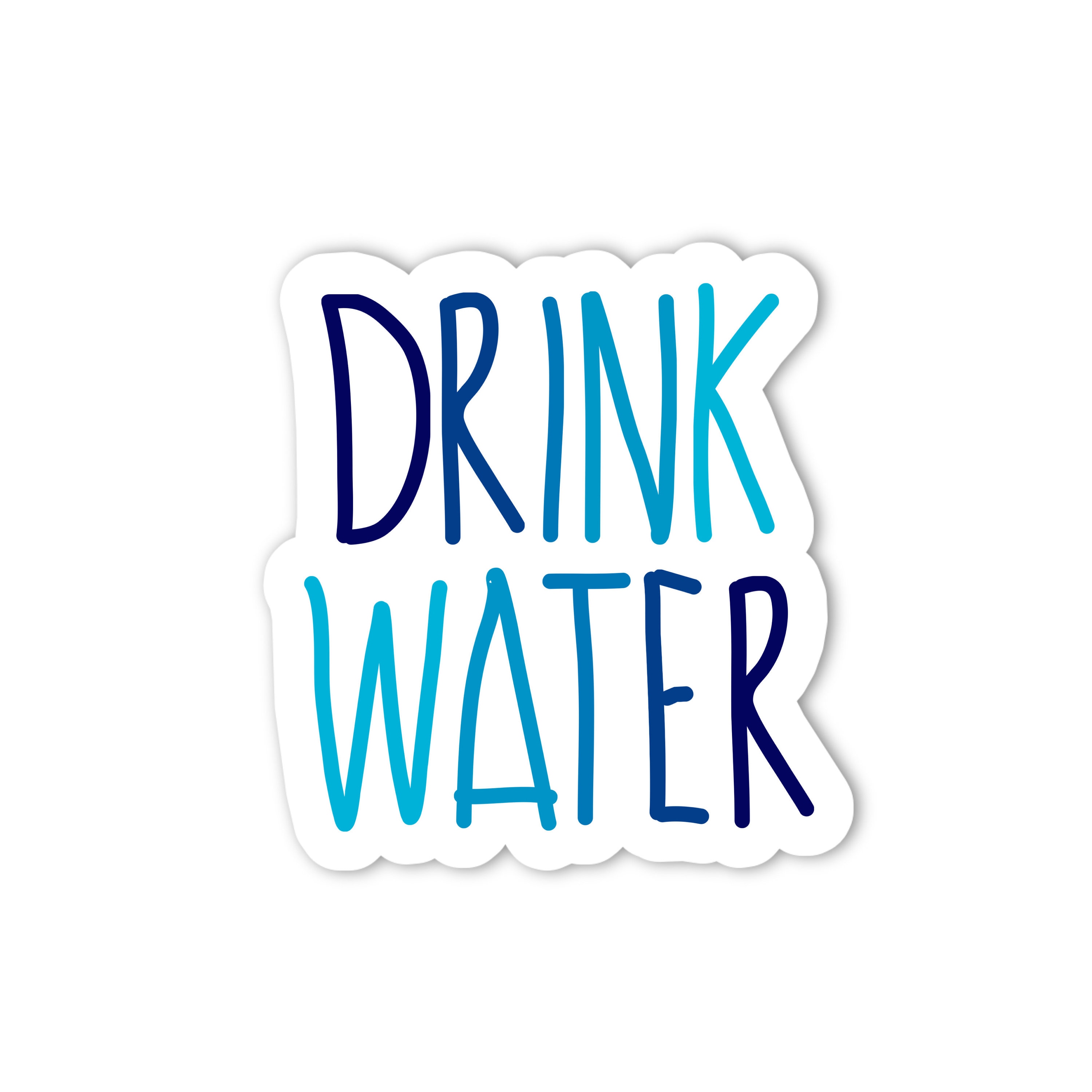 Drink Water Sticker Water Bottle Sticker Hydroflask Sticker | Etsy