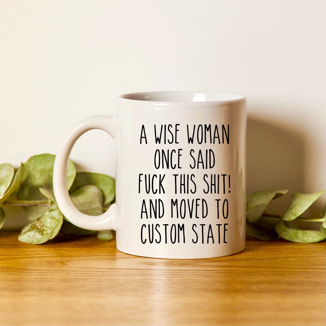 Moving to Custom State Gift, Relocating Gift, Long Distance Mug, Moving ...
